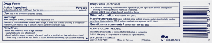 Aquafresh Cavity Protection Paste 5.6 oz by Glaxo