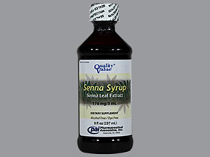 Case of 12-Senna Syrup 8 oz Pharmaceutical Associates Gen Senokot