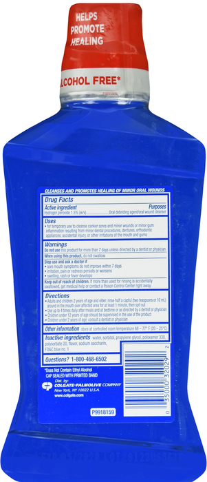 Pack of 12-Peroxyl 1.5% Mouth Sore Rinse Mint Liquid 16 oz By Colgate ...