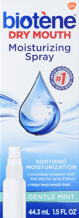 Biotene Moisturizing Mouth Spray Gentle Mint - 1.5 Fl oz Bottle