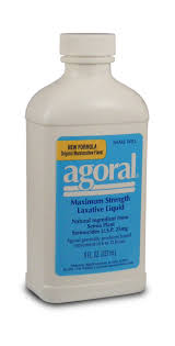 Agoral Maximum Strength Laxative Liquid 8 oz One Case Of 12