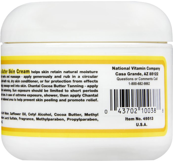 Cocoa Butter Skin Cream 4 oz By National Vitamin-am-N100388