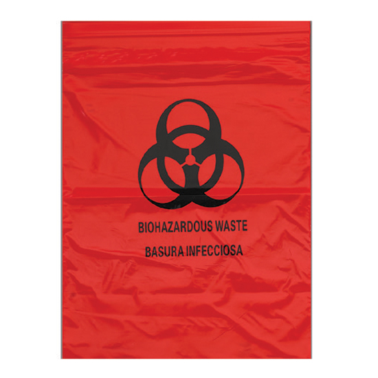 Econo-Zip Red Imprint Specimen Bags One Case Of 500 Specimen Transport ...