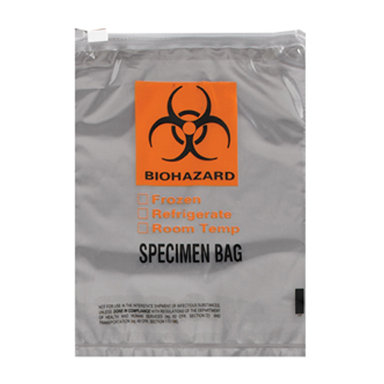 Econo-Zip Orange Imprint Specimen Bags One Case Of 500 Specimen ...