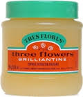 Case of 12-Three Flowers Brilliantine Pomade 3.25 oz By American I