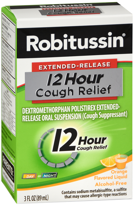 Robitussin 12Hr Cough Relief Orange 3 Oz By Pfizer