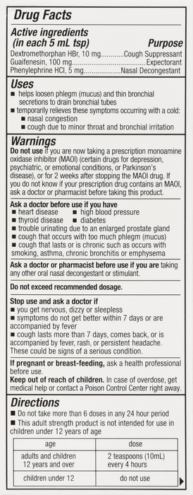 Tukol Honey Cough Syrup 4 Oz By Emerson Healthcare Llc