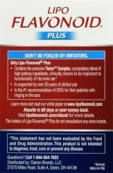 Lipo-Flavonoid Lipoflovoinoid Plus Ear Health Formula Caplets 100ct By ...