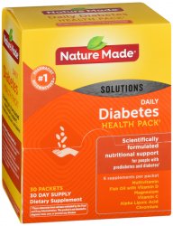 Nature Made Diabetes Health Pack 30 Count