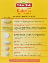 Nature Made Diabetes Health Pack 30 Count