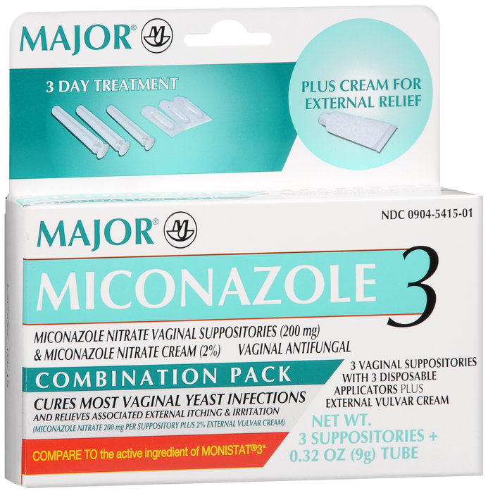 Case of 36-Miconazole Gen Monistat 3 Day Cream W/Applicator Major ...