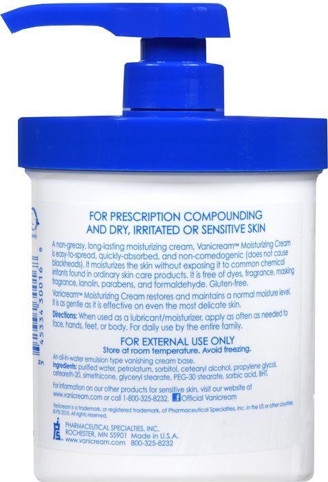 Vanicream Moisturizing Cream for Sensitive Skin 1 LB