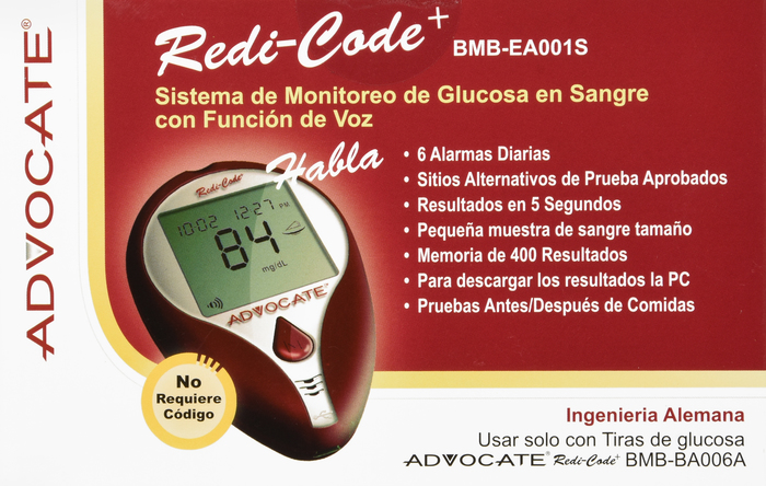Advocate RedIcode Talk Blood Sugar Meter by Pharma Supply