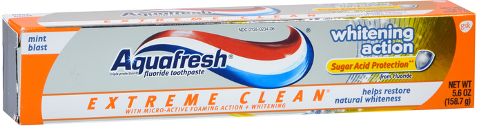 Aquafresh Extreme Clean Paste White 5.6 oz