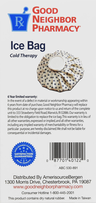 GNP Ice Bag Ice Bag Cold Therapy 9 inches