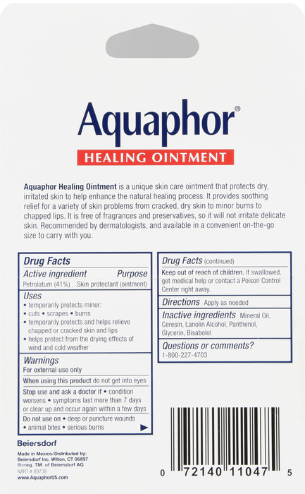 Aquaphor Healing Ointment 2X0.35OZ By Beiersdorf/Cons Prod