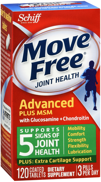 Move Free Advanced Plus MSM Tablets 120ct