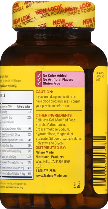 Multivit Women 50+ Tab 90 Count Nature Made