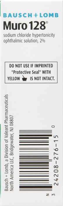 Bausch + Lomb Muro 128 Sodium Chloride Hypertonicity Ophthalmic ...