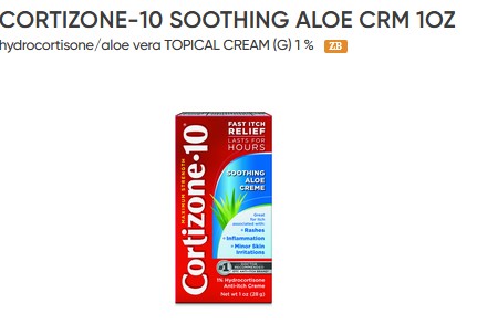 Cortizone-10 Soothing Aloe 1% Hydrocortisone Anti-Itch Creme Maximum ...