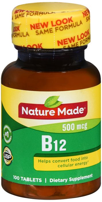 Nature Made Vit B 12 500 mcg Tab 100 By Pharmavite Pharm Corp