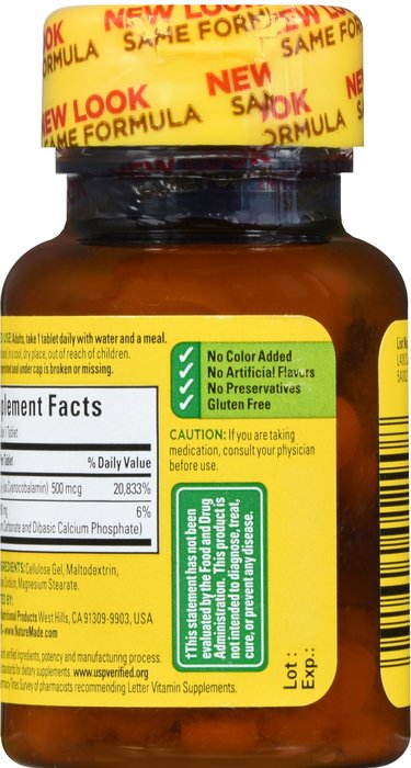 Nature Made Vit B 12 500 mcg Tab 100 By Pharmavite Pharm Corp