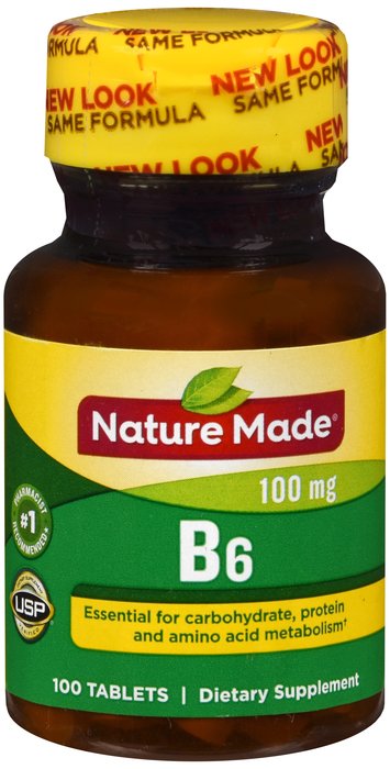 Nature Made Vit B 6 100 mg Tab 100 By Pharmavite Pharm Corp