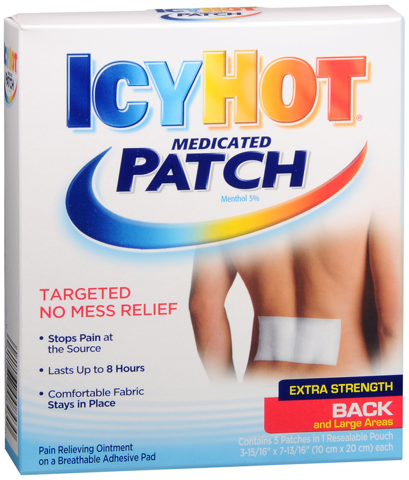 Icy Hot Back Patch 5Ct BY CHATTEM DRUG & CHEM CO