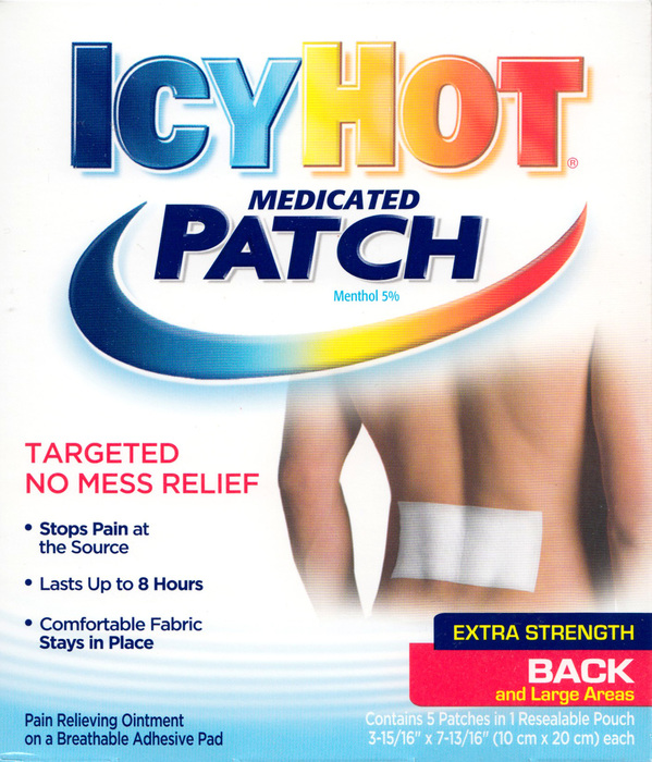 Icy Hot Back Patch 5Ct BY CHATTEM DRUG & CHEM CO