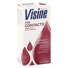 Visine For Contacts Lubricating & Rewetting Drops - 0.5 oz By J&J
