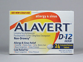 Rx Item-Alavert D 12Hr Tablet PSE 24Count by Foundation Consumer Health