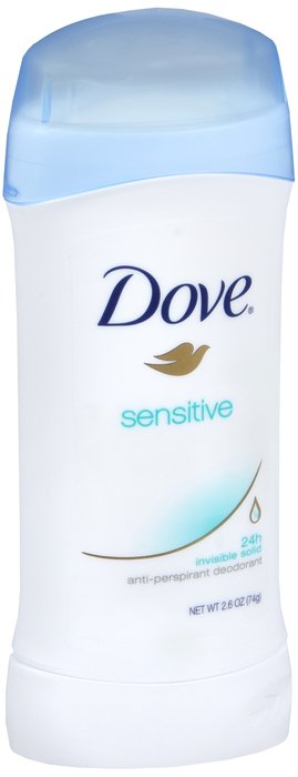 Dove Sensitive Invisible Solid Antiperspirant Deodorant 1.6 oz Unilever ...