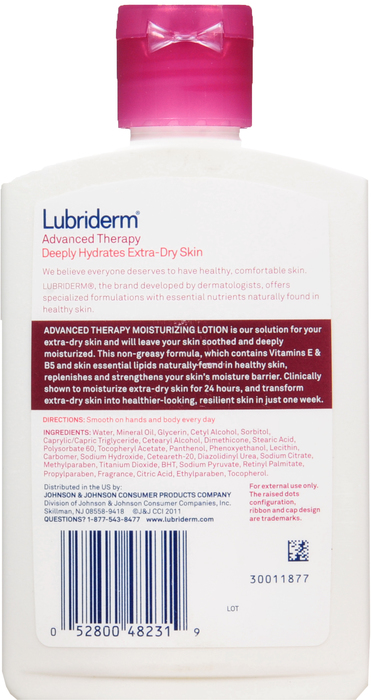 Lubriderm Lotion Advance Therapy 6 Oz Case Of 12 By J&J Consumer