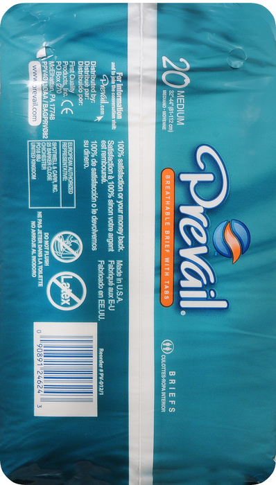 Brief Adult First Quality Medium Brief 4X20