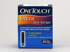 One Touch Ultra Test Strip 25 Count