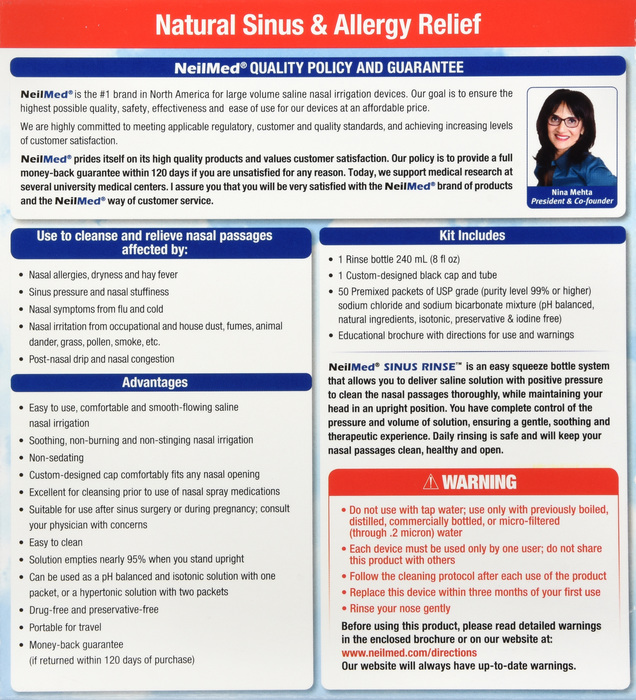 Sinus Rinse Complete Kit By Neilmed