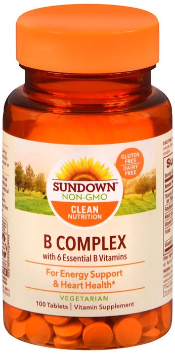 Vit B Complx Complt Rda Tab 100 Count Sundwn