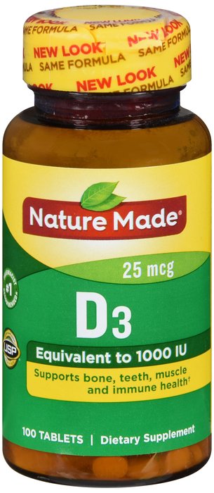 Nature Made Vit D 1000 Unit Tab 100 By Pharmavite Pharm Corp