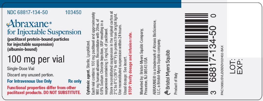 Rx Item-Abraxane paclitaxel protein-bound 100mg Vial 1 By Abraxis Oncology