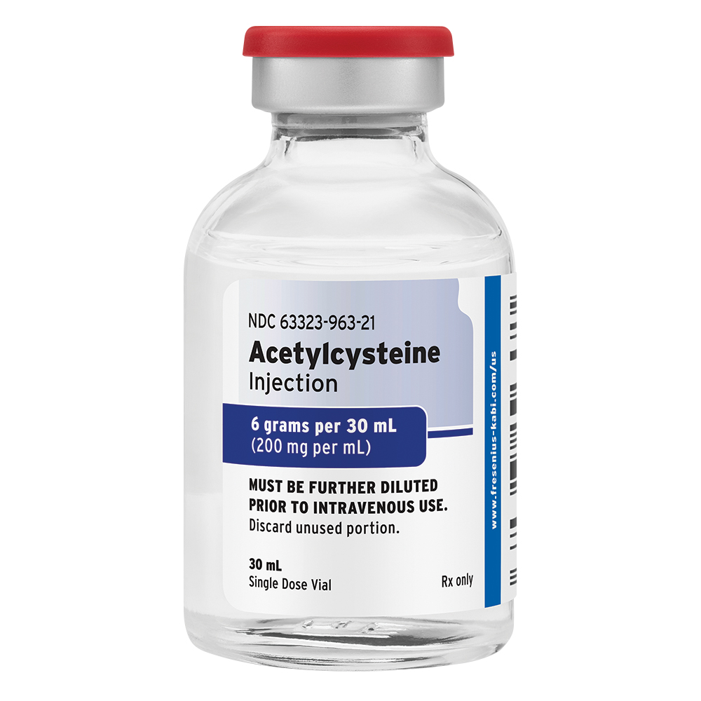 Rx Item-Acetylcysteine 200Mg/ml 20% Vial 4X30ml By Fresenius
