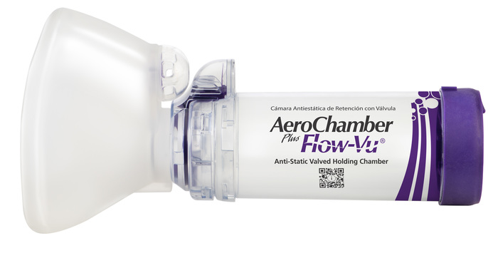 Aerochamber Plus Flow-Vu Intermedia Mask by Monaghan Medical