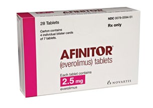 Rx Item-Afinitor 2.5mg Tab 4X7 By Novartis (28 Tab Pack (Rising) )