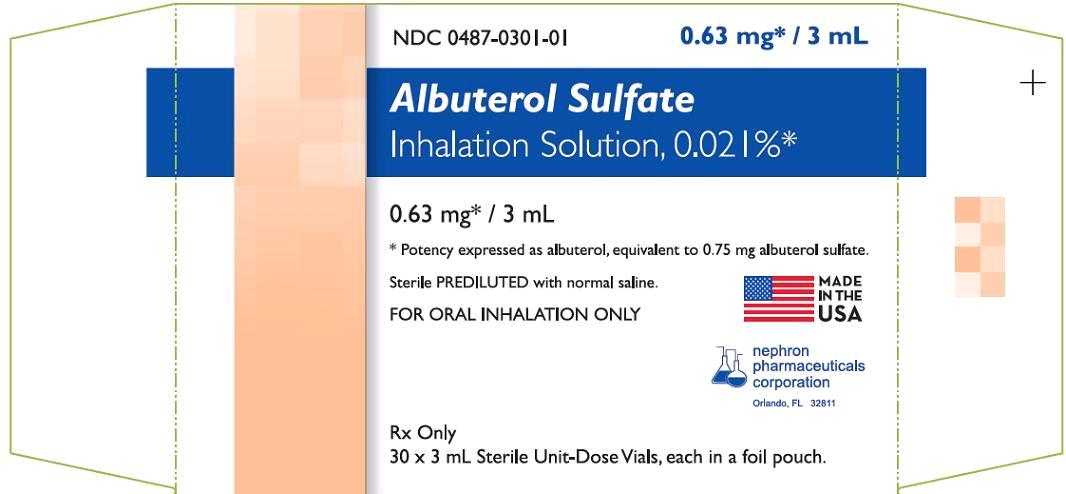 Rx Item-Albuterol Sulfate Inh 0.63MG Gen Accuneb 25X3 ML sol