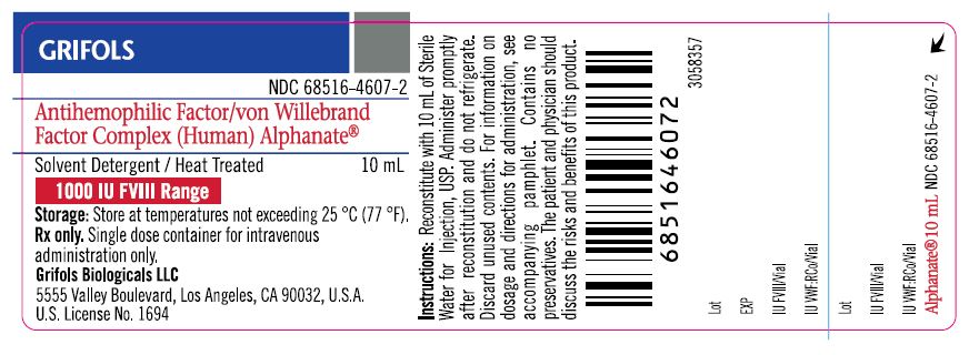 Rx Item-Alphanate 2000 (800) Vial By Asd Healthcare
