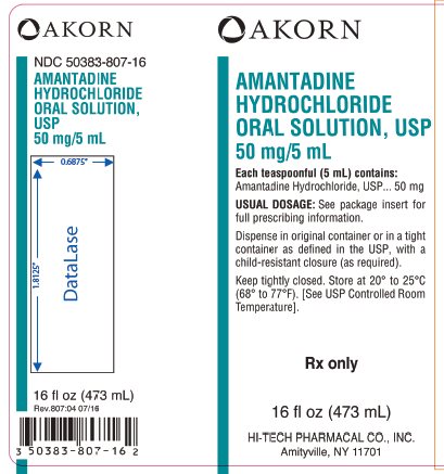 Rx Item-Amantadine 50Mg/5 ml Syr 16 oz By Akorn Pharma
