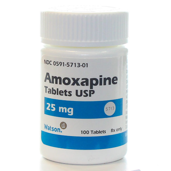 Rx Item-Amoxapine 25Mg Tab 100 By Teva Actavis Pharma Gen Asendin
