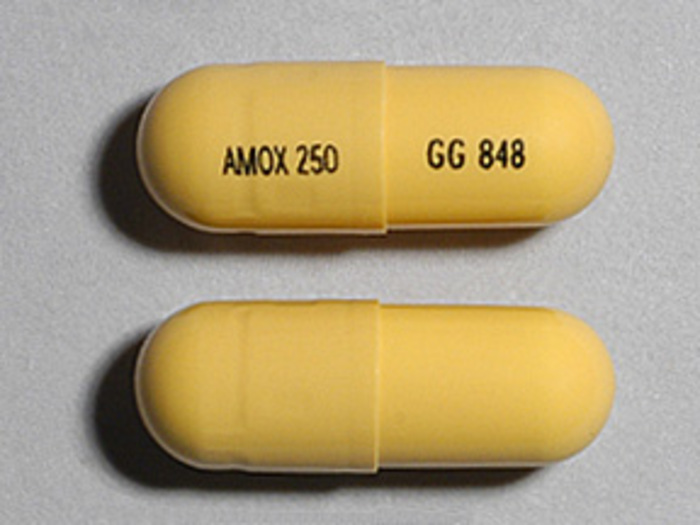 Rx Item-Amoxicillin 250Mg Cap 500 By Sandoz Pharma Gen Amoxil