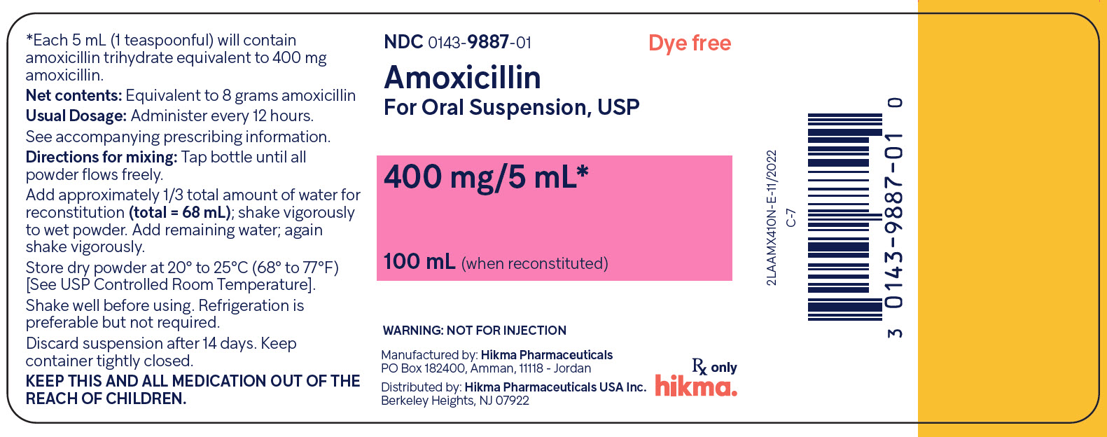 Rx Item-Amoxicillin 400Mg/5ml Sus 100ml By Hikma(Westward) Pharma Rx Item-Amoxicillin 400Mg/5ml Sus 100ml By Hikma(Westward) Pharma