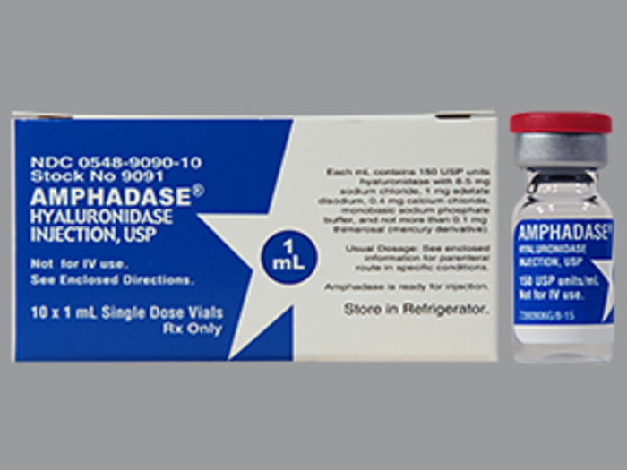 Rx Item-Amphadase Hyaluronidase 150 Unit/1 Vial 10X1Ml By Amphastar ...