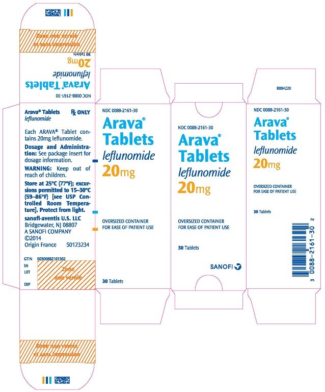 Rx Item-Arava 20mg eflunomide Tab 30 by Aventis Pharma